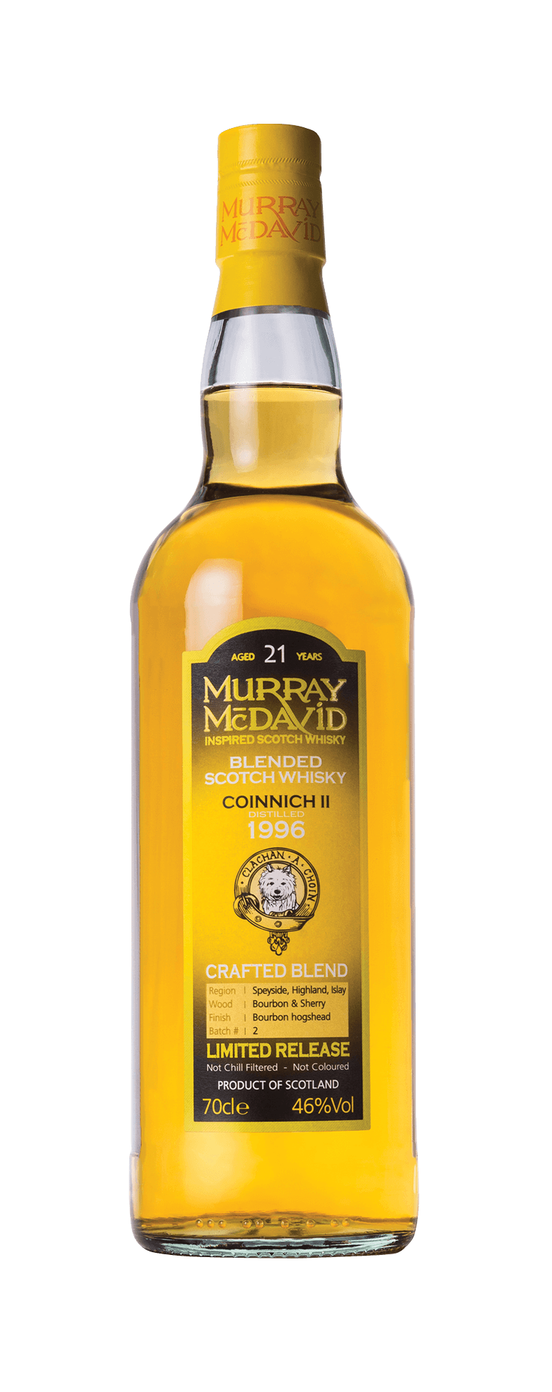 CRAFTED BLEND - OLD - Murray McDavid Whisky